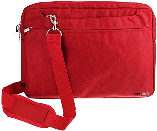 Navitech Red Water Resistant Tablet Bag - Compatible with Coopers 10 inch Android Tablet