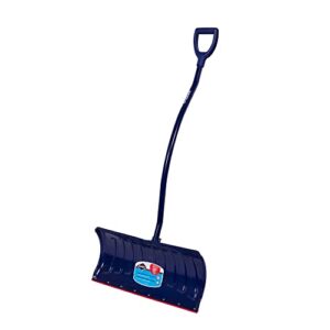 26" poly blade snow pusher, with nylon wear strip