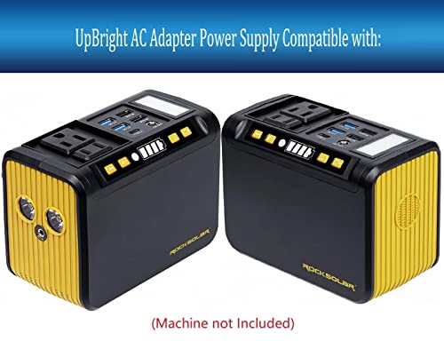 UpBright 15-25V AC/DC Adapter Compatible with Rocksolar Weekender RS81 80W Power Station 88Wh Lithium Battery Portable Solar Generator SAW30A-190-1500U 15V-25VDC 1.2A Max 19V 1.5A Power Supply Charger