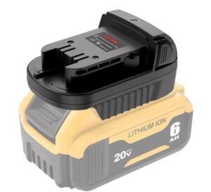 zltoolpart adapter for dewalt to milwaukee battery, for 20v 60v dewalt lithium battery to 18v milwaukee m18 lithium battery (adapter only)