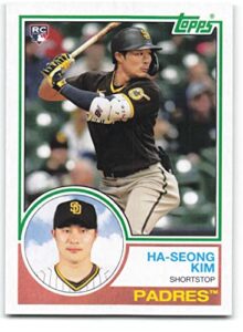 2021 topps archives #145 ha-seong kim nm-mt san diego padres baseball