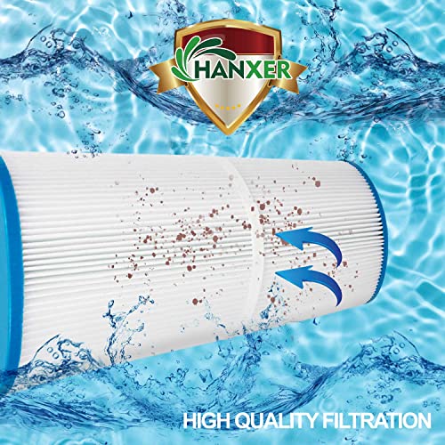 HANXER PRB50-IN Spa Filter Cartridge Replaces for C-4950, 413-212-02, Filbur FC-2390, 03FIL1600, 17-2380, J200 Series, SD-00201, SD-00455, Darlly 40506, 50 Sq.Ft Hot Tub Filter, 1 Pack