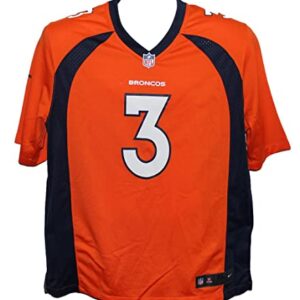 Russell Wilson Signed Denver Broncos Orange Nike XL On Field Jersey FAN