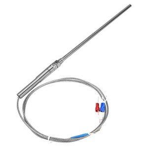 thermopile generator, waterproof k type thermocouple, m8 150mm thermocouple wire thread type k thermocouple probe temperature sensor wire 0 400℃ (1m)