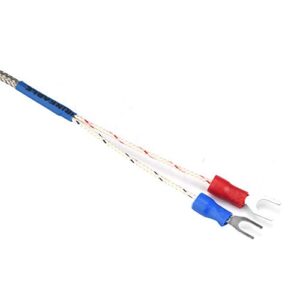 Thermopile Generator, Waterproof K Type Thermocouple, M8 150mm Thermocouple Wire Thread Type K Thermocouple Probe Temperature Sensor Wire 0 400℃ (1M)