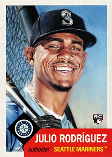 2022 Topps Living Set Baseball #515 Julio Rodriguez Rookie Card Seattle Mariners