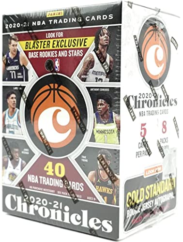 2020-21 Panini Chronicles Basketball Blaster Box (8 Packs/5 Cards)