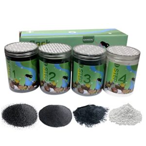 rock tumbler grit - tumbler media grit,rock polishing grit media, rock polisher, stone polisher, silicon carbide grit, step 1/2/3/4 for tumbling stones (grit kit (3.6 lb))