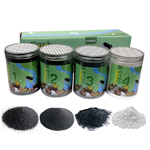 Rock Tumbler Grit - Tumbler Media Grit,Rock Polishing Grit Media, Rock Polisher, Stone Polisher, Silicon Carbide Grit, Step 1/2/3/4 for Tumbling Stones (Grit Kit (3.6 LB))