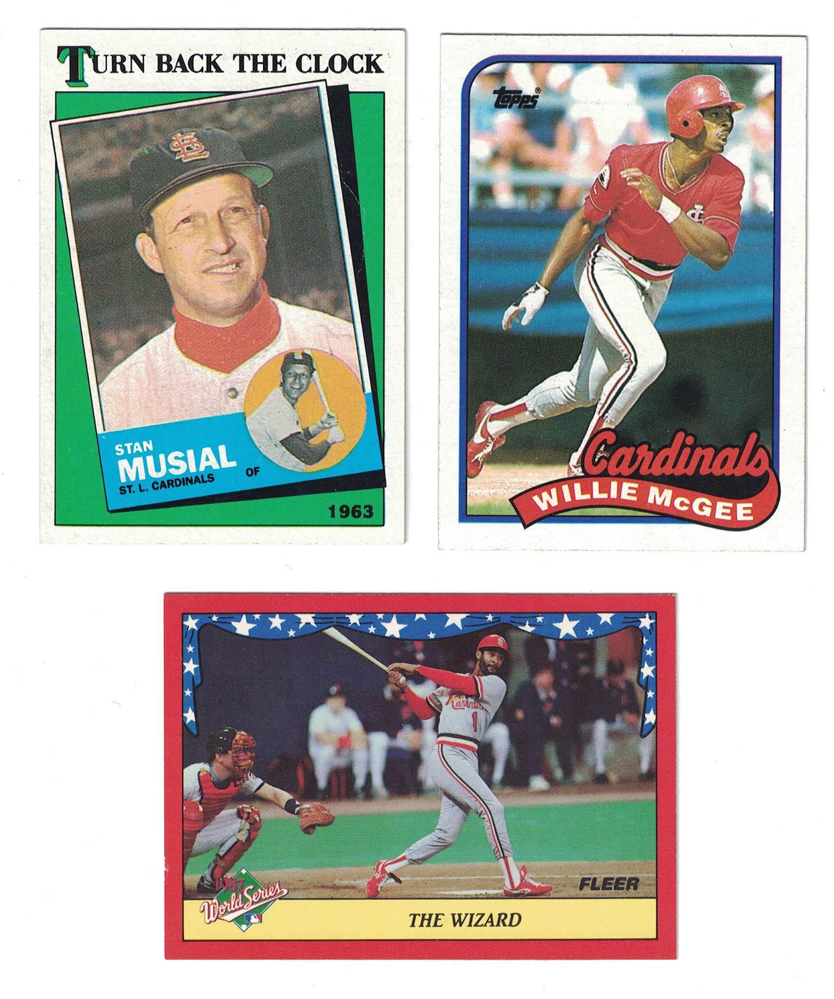 St. Louis Cardinals / 2022 Topps Baseball Team Set (Series 1 and 2) with (21) Cards. ***PLUS Bonus Cards of former Cardinals Greats: Ozzie Smith, Stan Musial and Willie McGee!***