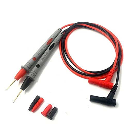 1000V 20A Multimeter Test Leads Probes Banana Plug, 24K Gold Digital Multimeter Probes Electrical Test Probe for Most of Digital Multimeter