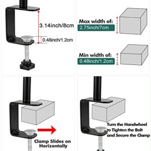 BOLITE Deck Bird Feeder for Railing, Balcony Bird Feeders for Outside, Three Trays, Enhanced Version, Black