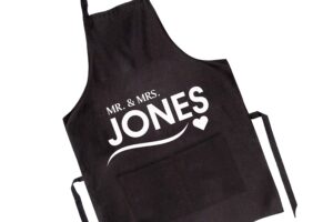 mr mrs aprons, personalized aprons for women and men, mr mrs gifts, wedding gifts, fathers day gifts, kitchen apron, gift for dad, cooking gifts for chef, black bbq grilling aprons