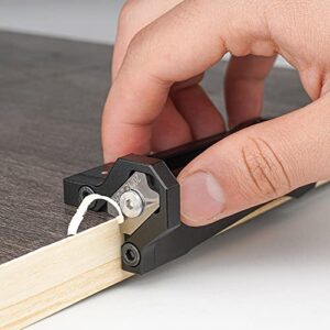 SITOPPY Edge Banding Trimmer, Arc Woodworking Scraper for Deburring Sealing Straight Finish