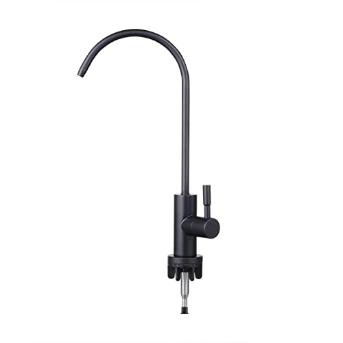 Drinking Water Faucet Matte Black, Kitchen Water Purifier Faucet for Non-Air Gap Reverse Osmosis Water Filtration System