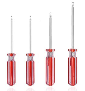 square head screwdriver set 4 sizes, skziri 4pcs square screwdriver tool kits magnetic tips sq0 sq1 sq2 sq3