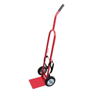 bisupply propane cylinder dolly - 40lb propane tank cart hand truck for gas propane tanks 2 wheel dolly cart