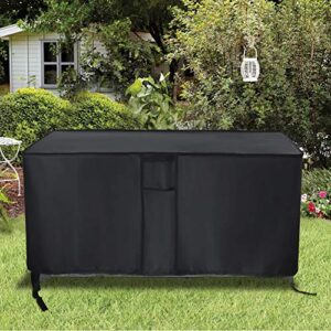 Jungda Outdoor Deck Storage Box Cover for Lifetime 116 Gallon Deck Boxes,Waterproof Patio Storage Box Cover - 51 X 26 X 26 Inch