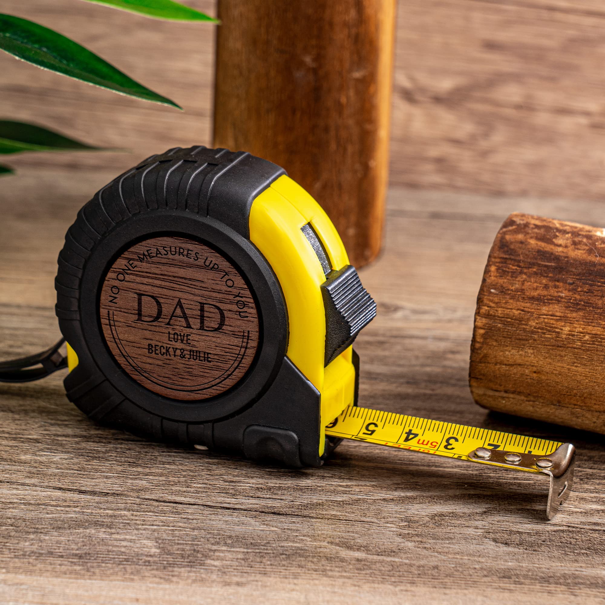 Personalized Tape Measure, Engraved Tape Measure, Christmas Birthday Gift for Dad Grandpa, Fathers Day Gift, No One Measures Up to You, Loved Beyond Measure