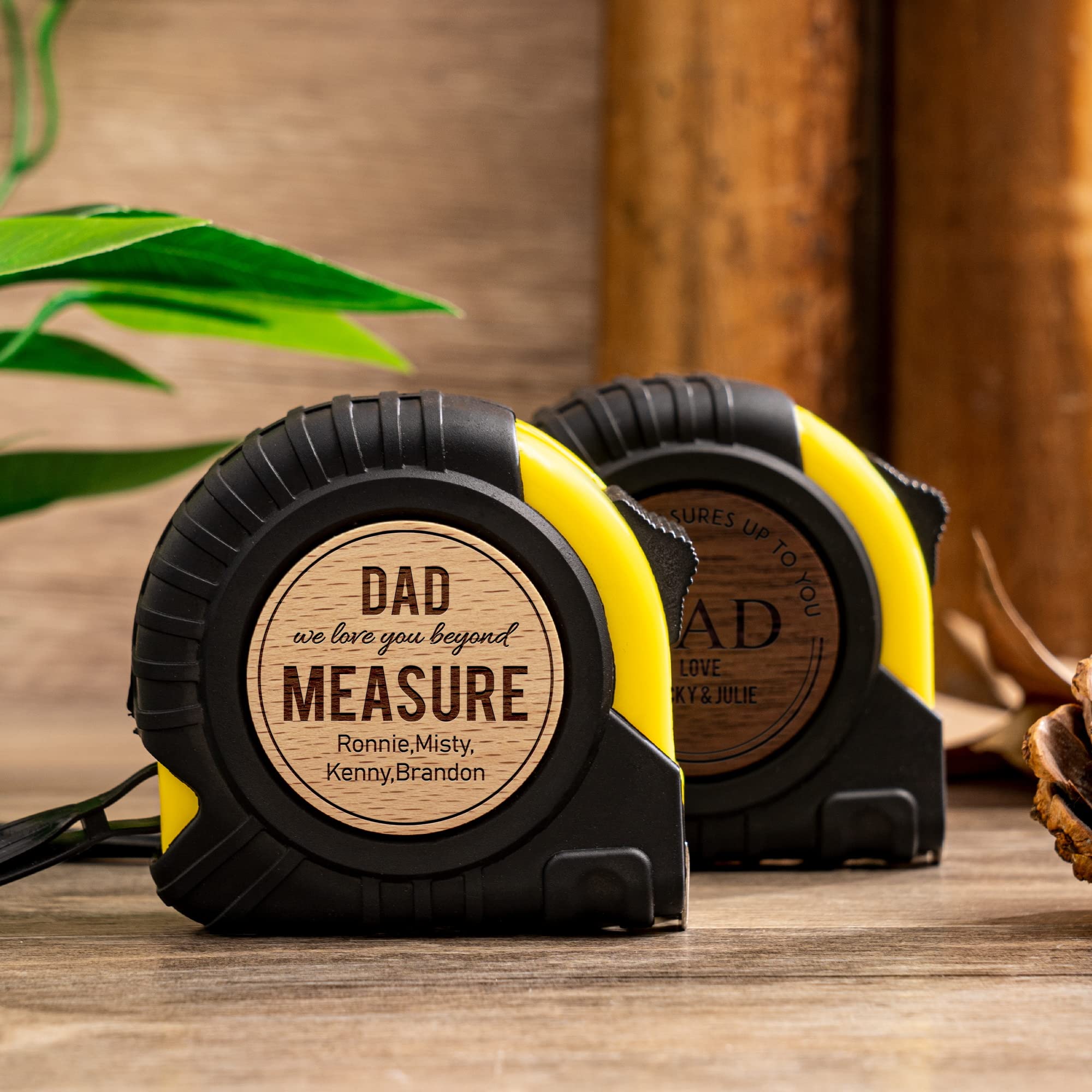 Personalized Tape Measure, Engraved Tape Measure, Christmas Birthday Gift for Dad Grandpa, Fathers Day Gift, No One Measures Up to You, Loved Beyond Measure