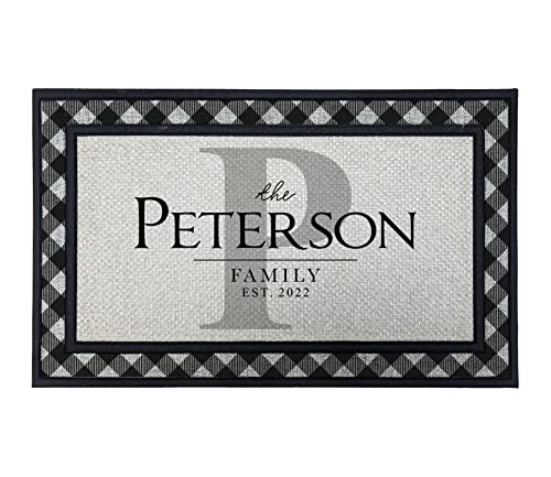 Personalized Monogram 18" x 30" Custom Doormat Door Mat For Front Door