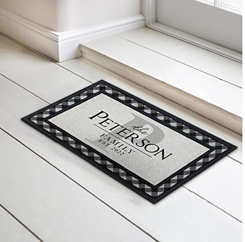 Personalized Monogram 18" x 30" Custom Doormat Door Mat For Front Door