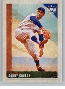 sandy koufax 2022 panini diamond kings #71 nm+-mt+ mlb baseball dodgers