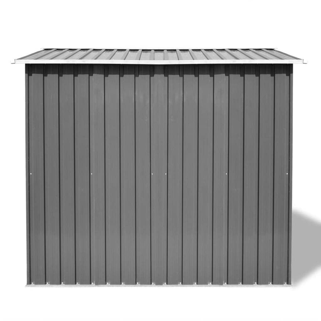 FAMIROSA Garden Storage Shed Double Sliding Doors Outdoor Tood Shed Patio Lawn Care Equipment Pool Supplies Organizer Storage Cabinet Backyard Garden Shed Tool Sheds Gray 101.2 x 80.7 x 70.1 inch