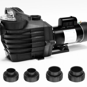 Pipopa 2.5hp Inground Pool Pump | 2-Speed Control | 6240GPH Flow | 79ft Head Lift | Swimming Pool Pump for Inground Pools | 230V AC 60HZ