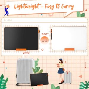 21 Inch LCD Writing Tablet for Kids Erasable Doodle Board Drawing Tablet with Lock Reusable Large Doodle Pad Writing Board with Pen Slots for 3-12 Year Old Kids Adults Home School