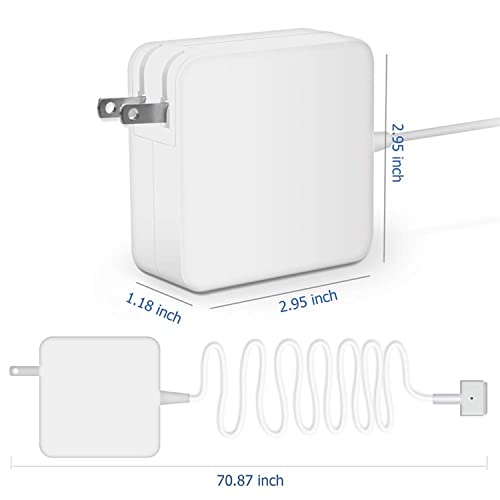 Mac Book Air Charger, Replacement AC 45W T-tip Power Adapter Laptop Charger for Mac Book Air 11-inch and 13-inch