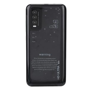 Gaeirt Smart Cellphone, Dual Sim Cell Phone Face Recognition 2200mAh Lithium Ion Battery Dual Cameras 5.0 inch HD Screen for Surfing Internet(Black)