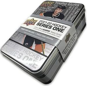 2021/22 upper deck series 1 nhl hockey tin box (8 pks/bx)