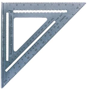 SWANSON Tool Co, Inc SW1201K Value Pack 7 inch Speed Square and Big 12 Speed Square & Swanson Tool Co CP216 AlwaysSharp Refillable Mechanical Carpenter Pencil