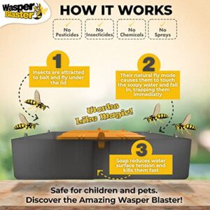 Discover Wasper Blaster™ New 2022 Patent Pending Trap for Yellow Jackets, Wasps, Hornets and Even Flies. Exclude or Include Bees if Desired.