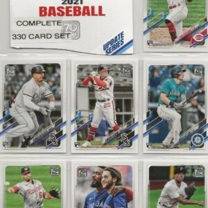 2021 Topps Traded Baseball Update and Highlights Series Complete Mint 330 Card Set Loaded with Rookies and Stars including Vladimir Guerrero Jr and Fernando Tatis Jr Plus