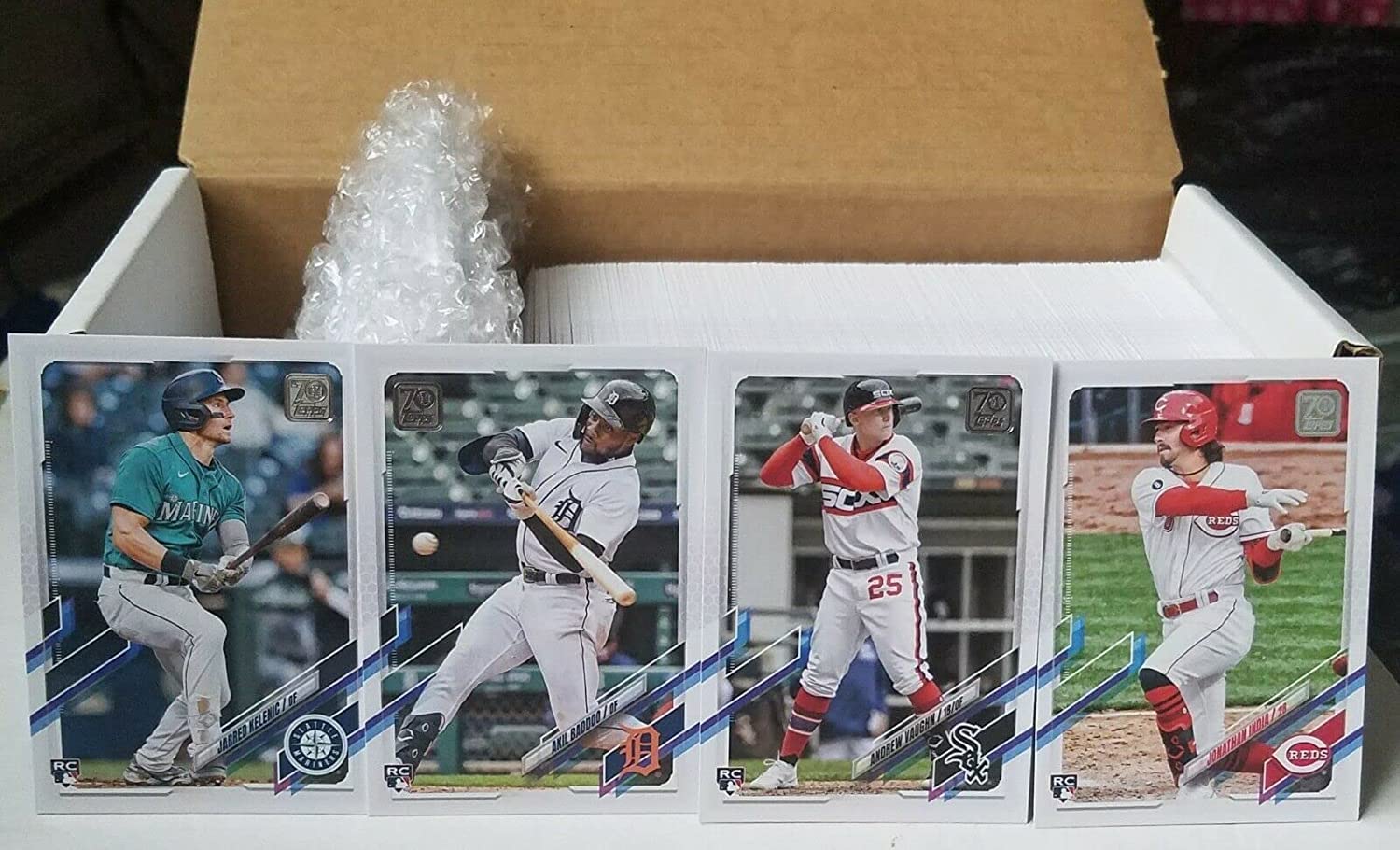 2021 Topps Traded Baseball Update and Highlights Series Complete Mint 330 Card Set Loaded with Rookies and Stars including Vladimir Guerrero Jr and Fernando Tatis Jr Plus