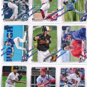 2021 Topps Traded Baseball Update and Highlights Series Complete Mint 330 Card Set Loaded with Rookies and Stars including Vladimir Guerrero Jr and Fernando Tatis Jr Plus