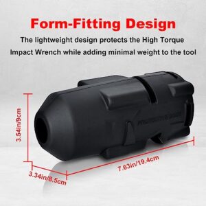 iGuerburn 49-16-2767 High Torque Impact Protective Boot Fit for Milwaukee M18 Fuel 1/2 High Torque Impact Wrench (2767-20) and ONEKEY Version (2863-20)