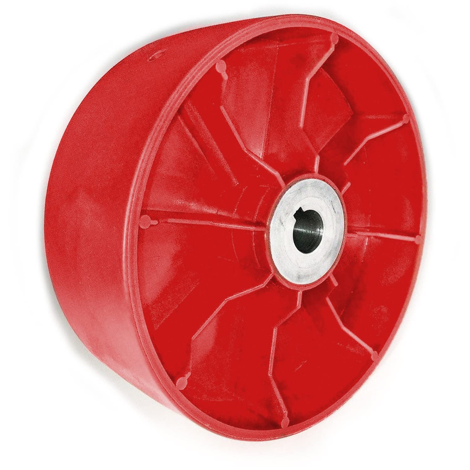 Drive Wheel 6" Glass Filled Nylon Orange (5/8 bore)