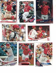 yadier molina/lot of 25 yadier molina baseball cards - all different! cardinals! future hall of famer?