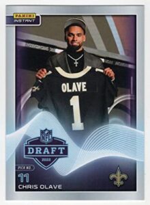 chris olave 2022#10 nm+-mt+ rc rookie /824 new orleans saints