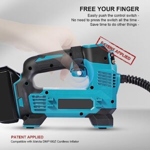 Trigger Lock Button Compatible with Makita DMP180Z, Lenink Power Button On/Off Control Clamp Lock Compatible with Makita Cordless Inflator Air Compressor