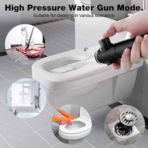 High Pressure Shower Head, Kaymncuz Handheld Shower Head with 5 Spray Mode, with 59 inch Hose and Nail-free Shower Bracket, High Flow Hand Held Showerhead with ON/OFF Pause Switch to Saving Water