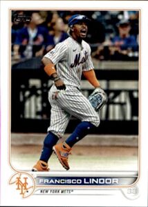 2022 topps #450 francisco lindor nm-mt mets