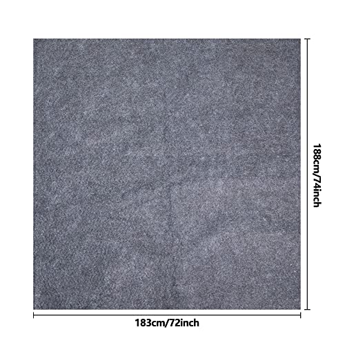 codree 74 x 72 Inch Hot Tub Mat-Absorbent Hot Tub Flooring Protector Mat-Waterproof Home Equipment Mat for Protect The Outdoor Hot Tub Pool from Wear