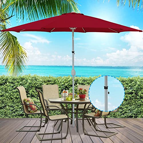 2Sets Patio Umbrella Stand Accessories with Screws, Outdoor Umbrella Pole Mount Umbrella Mount Holder Cover and Cap Fit 2.17inch Poles for Patio Table Balcony Decks Backyard (6PCS)