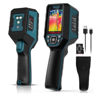 hanmatek thermal camera ti120 imaging tool for temperature anomalies, with resolution of 120 x 90 pixels, temperature range -68℉ to +752 ℉,rechargeable li-ion battery