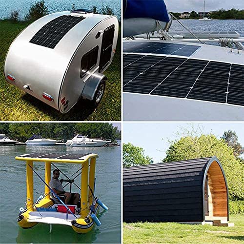 DSJ Flexible Solar Panel Kit Complete 100W Panel Solar Generator Kit Energy Charger for Home Camping Car System Power