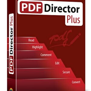 PDF Director Plus – PDF Editor Software compatible with Windows 11, 10, 8 and 7 – Edit, Create, Scan and Convert PDFs – 100% Compatible with Adobe Acrobat